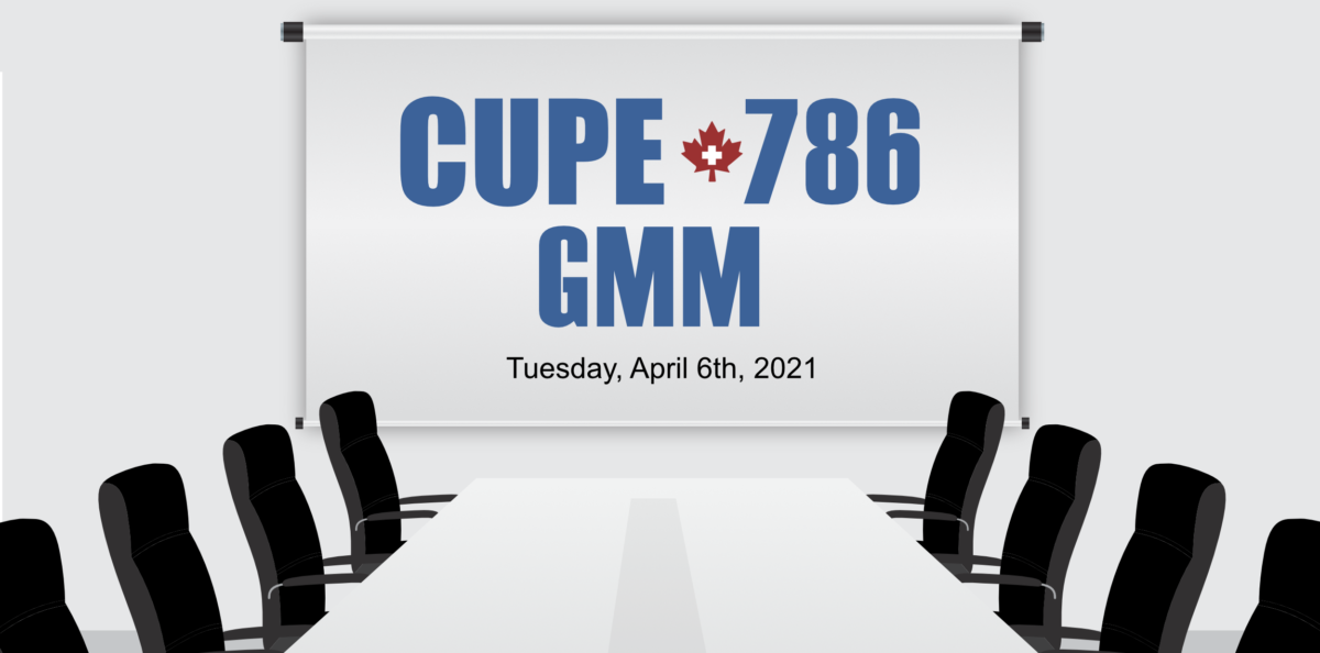 Upcoming Meeting – CUPE Local 786